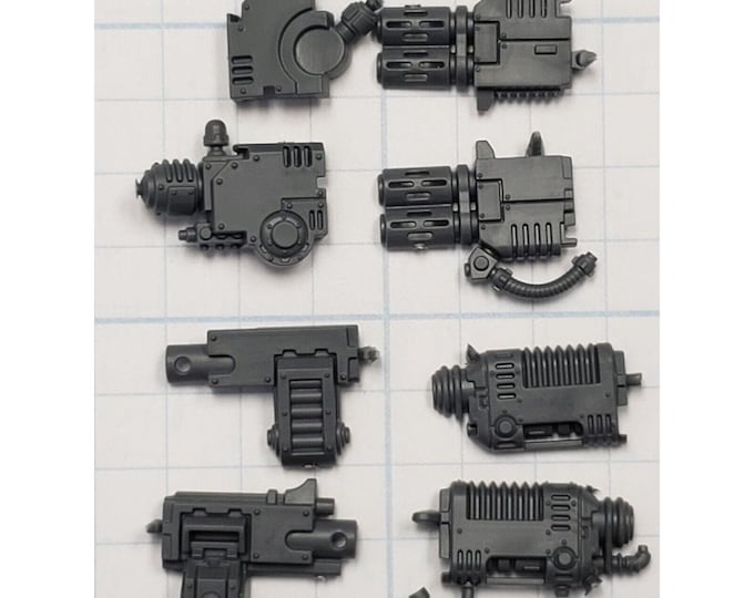 Warhammer 40K Imperial Agents Bits Inquisitorial Gun Servitor Weapons ...