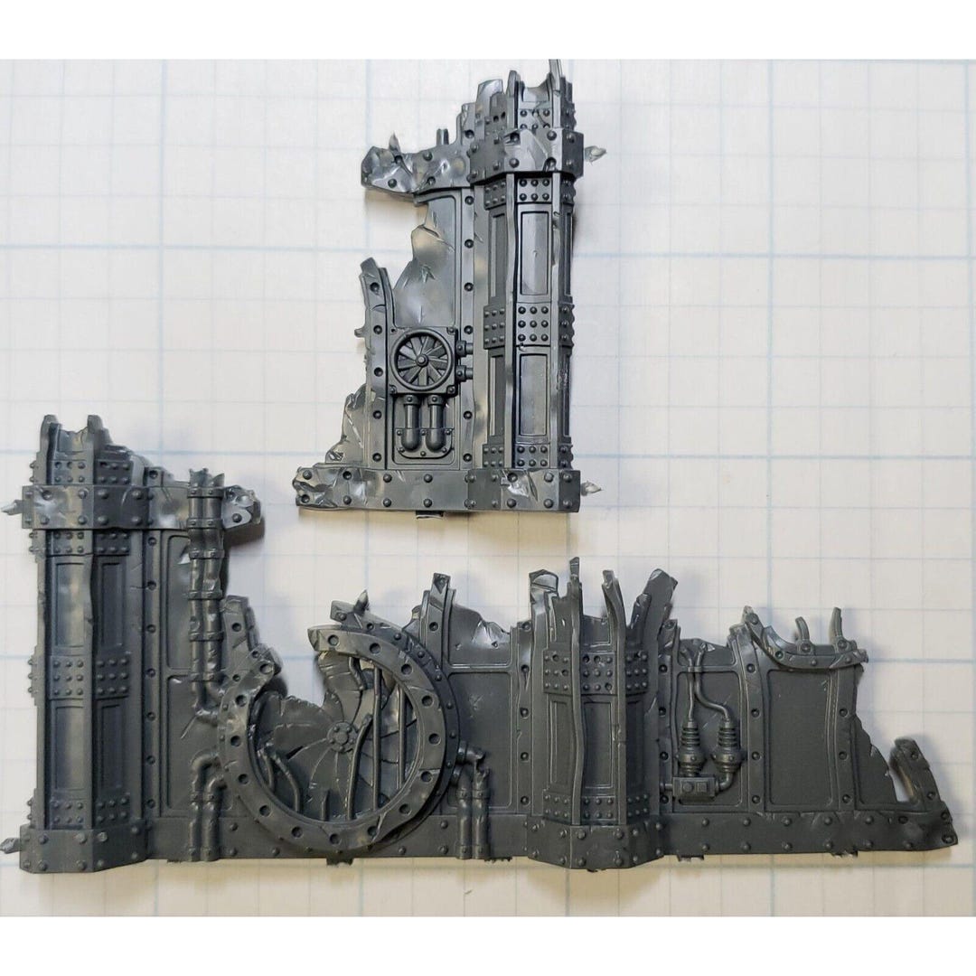 Warhammer 40k Kill Team Bits Killzone Volkus Terrain Small Ruin W Vent ...