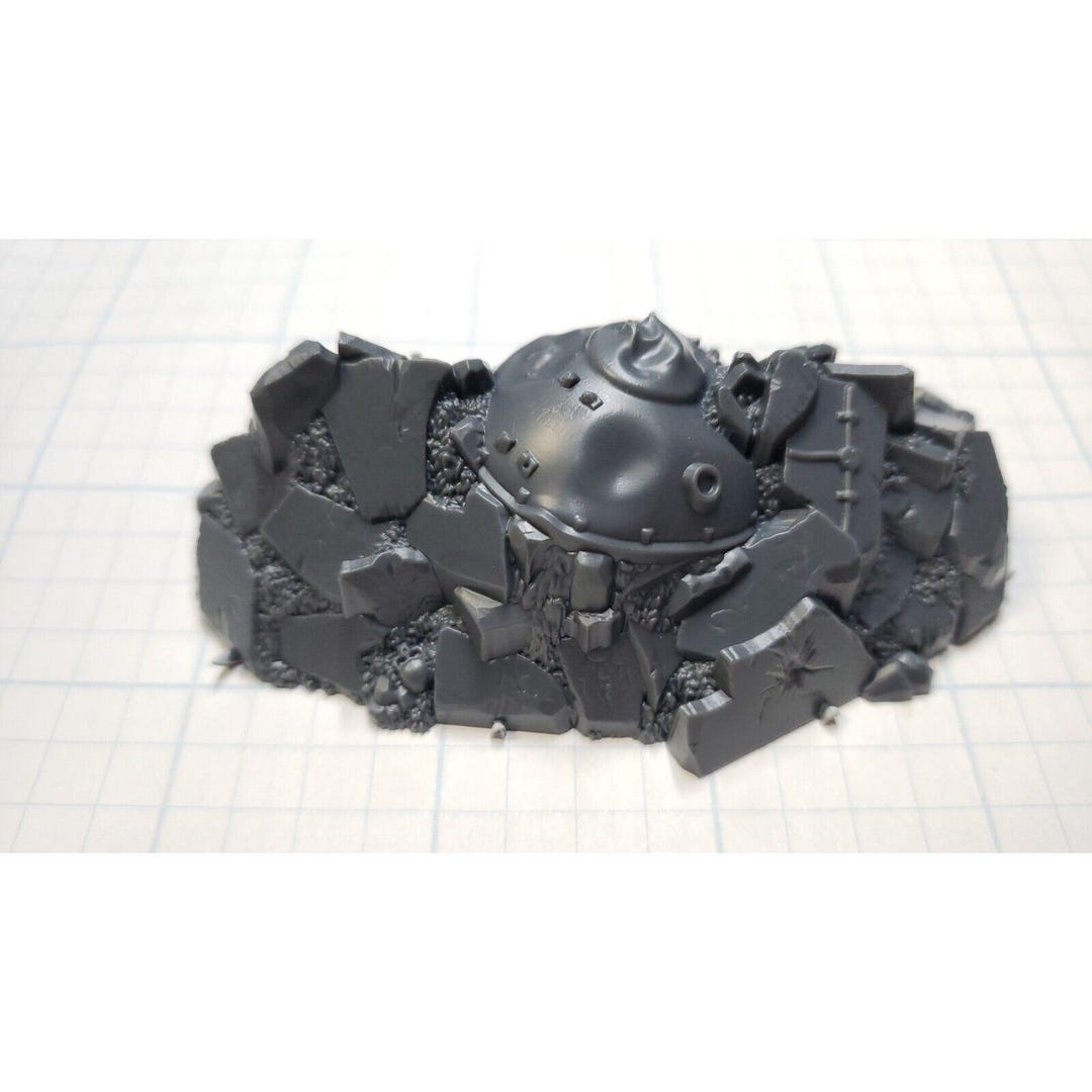 Warhammer 40k Kill Team Bits Killzone Volkus Terrain Light Rubble ...