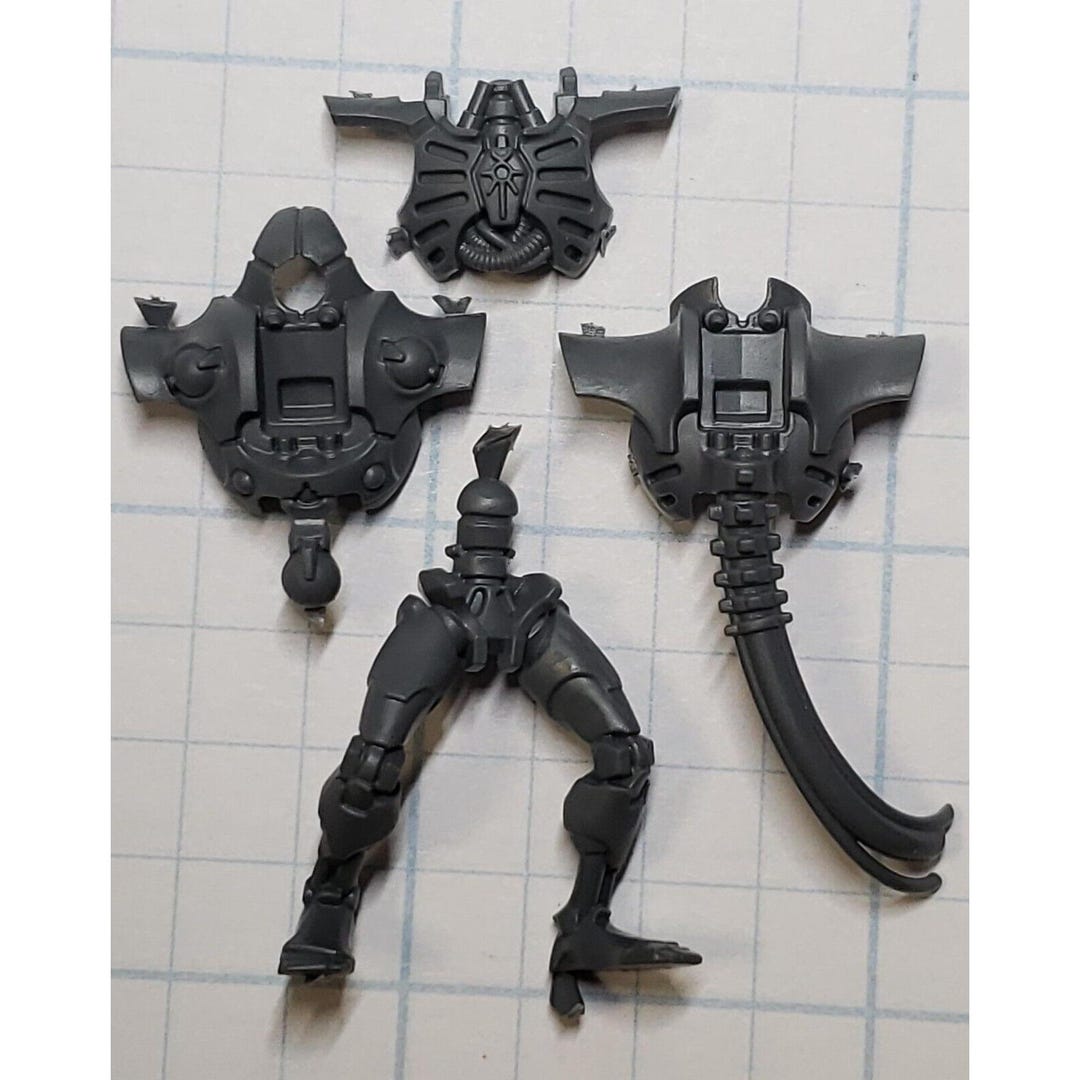 Warhammer 40k Necron Bits Immortal Deathmark Biometal Torso Legs Set ...