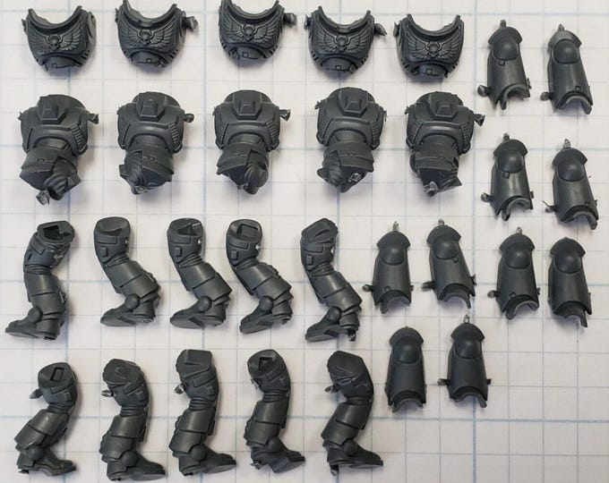 Warhammer 40k Space Marine Bits Primaris Intercessor Torso & Legs Set ...