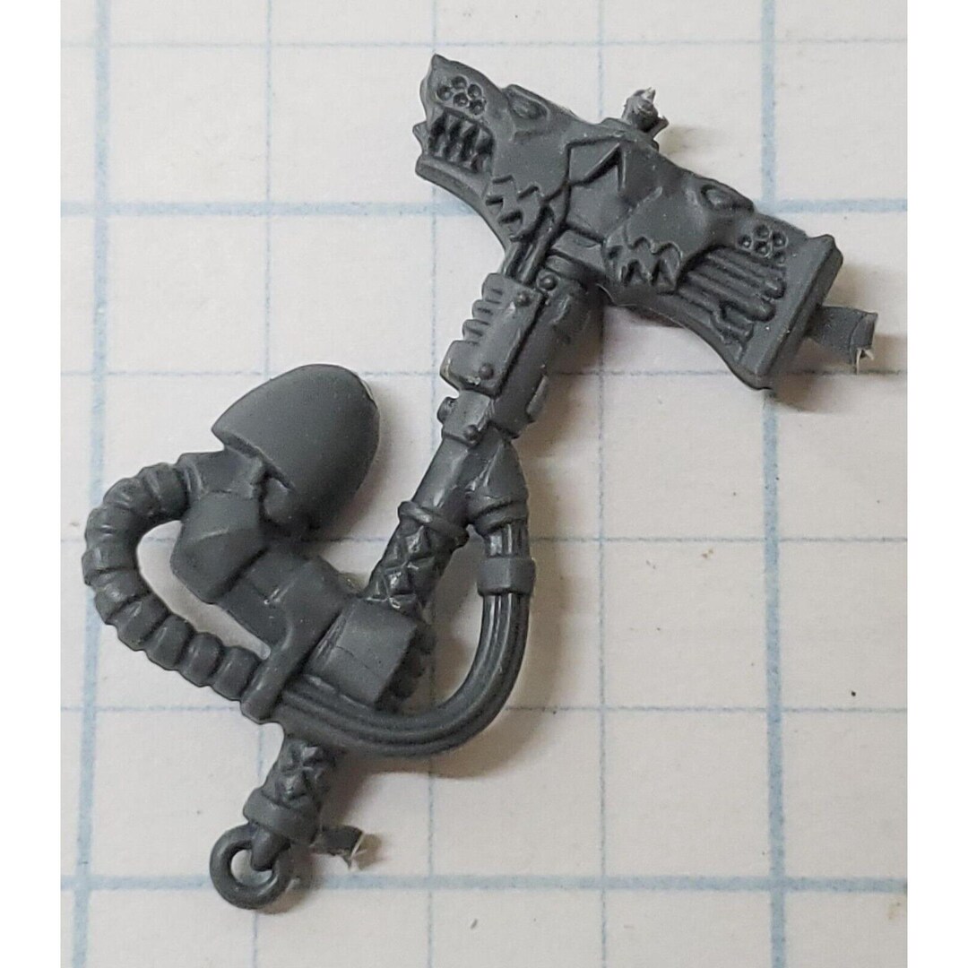 Warhammer 40k Space Wolves Bits Grey Hunter Wolf Head Thunder Hammer - Etsy