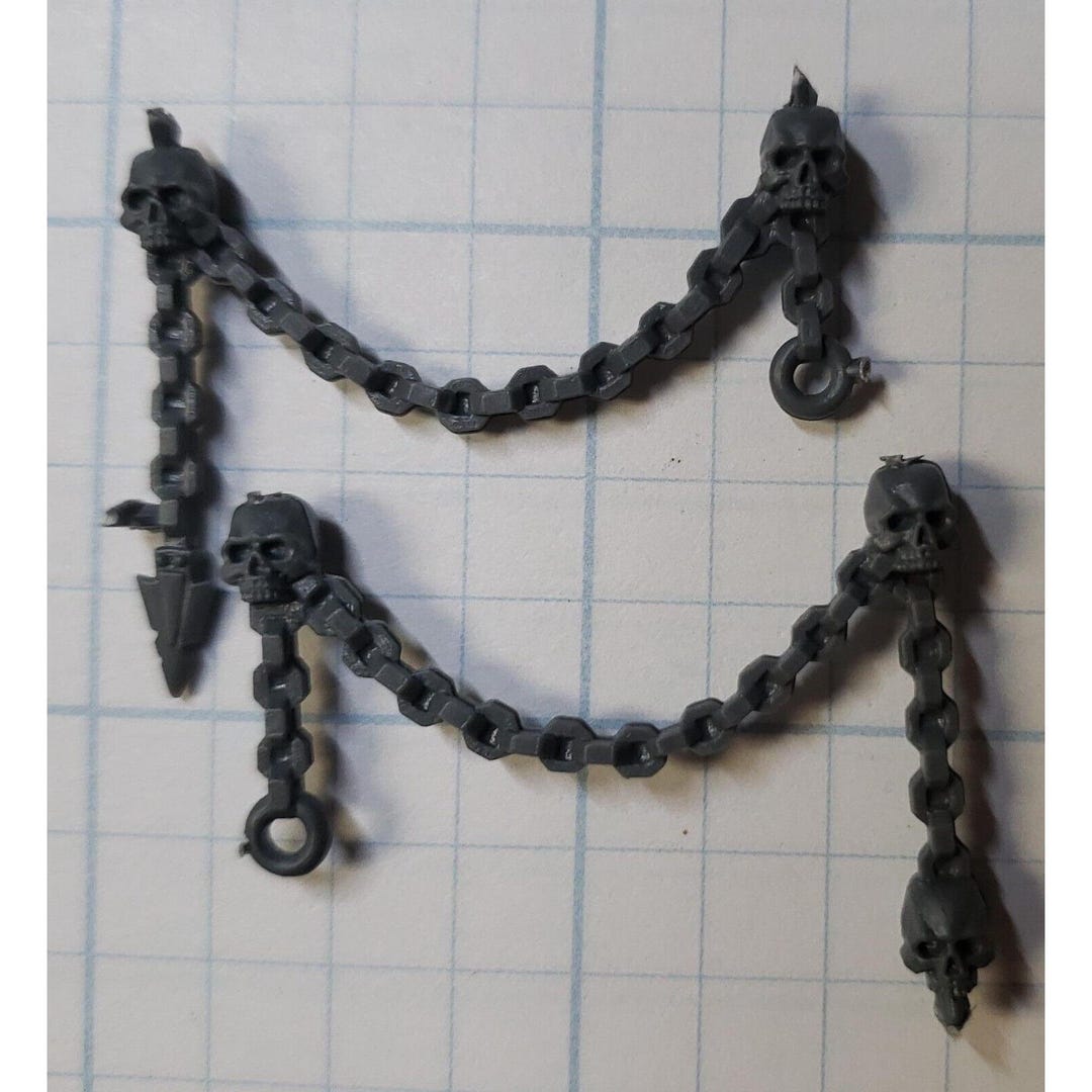 40k Chaos Space Marine Bits Vehicle Accessory Sprue Side Skulls ...
