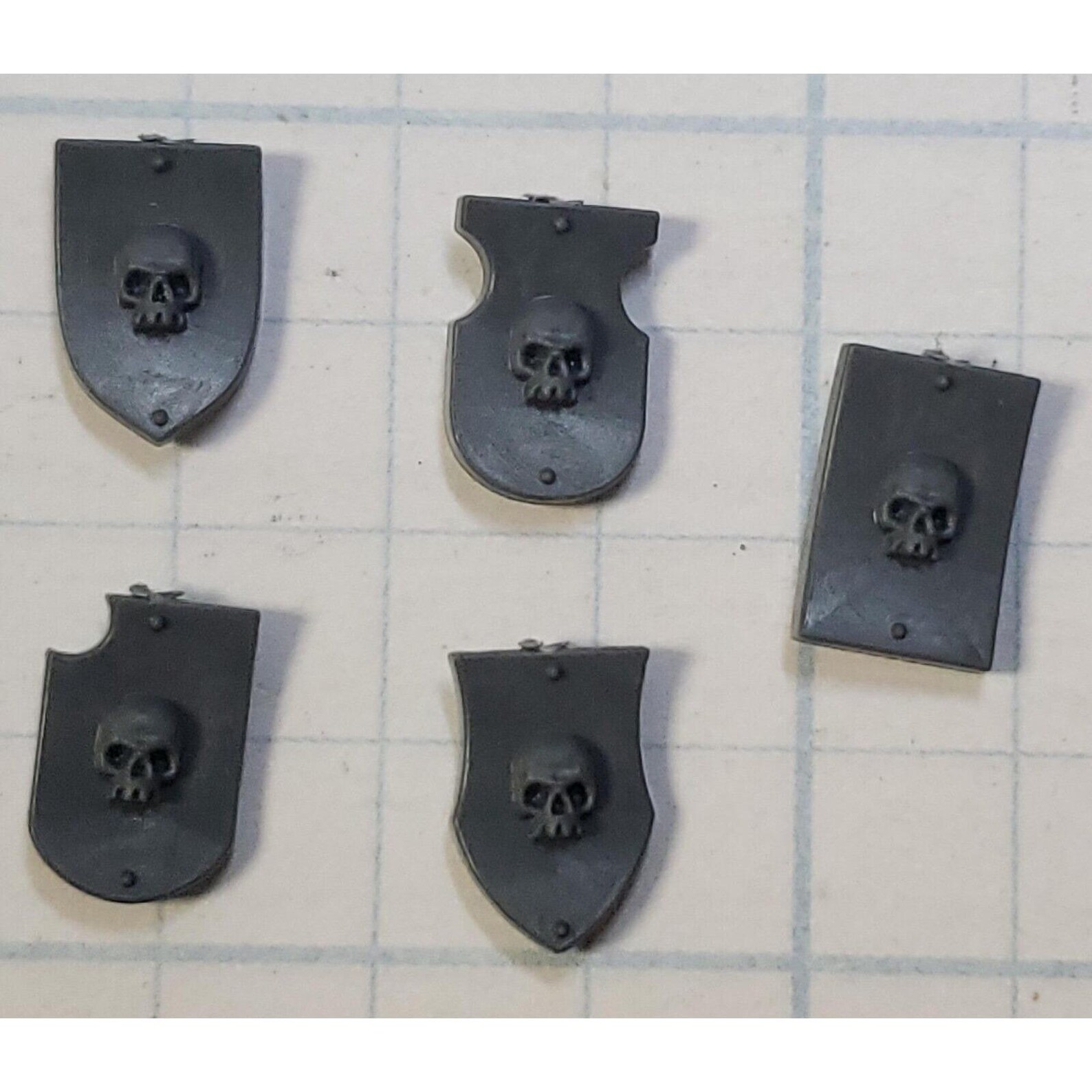 Warhammer 40k Grey Knight Bits Terminator Shoulder Shield X5 Set ...