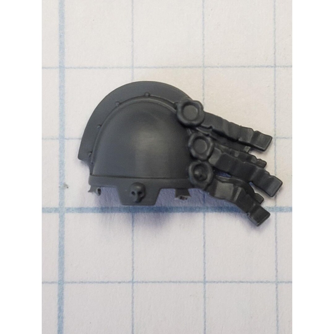 Warhammer 40k Space Marine Bits Primaris Chaplain on Bike Shoulder Pad ...
