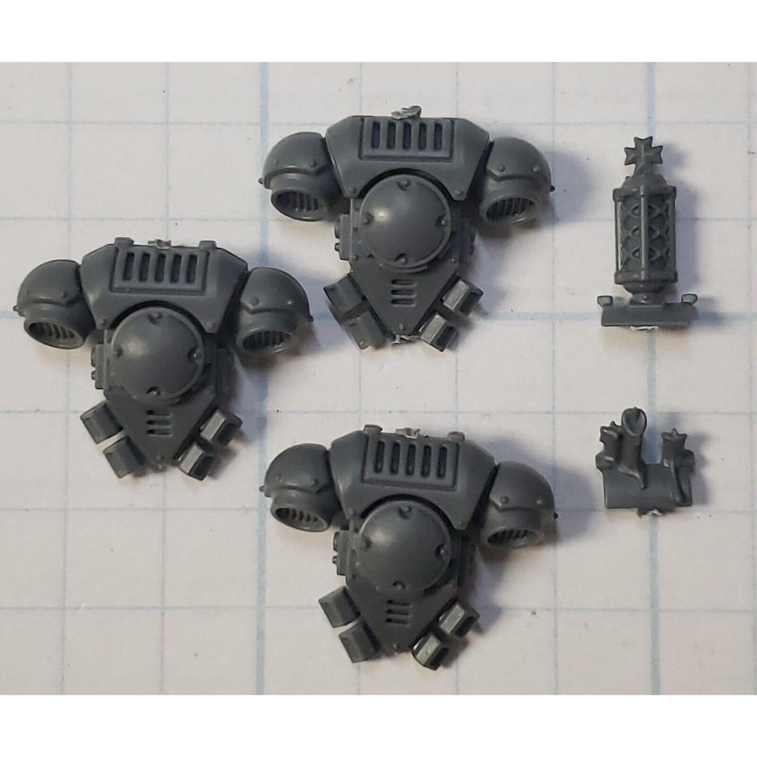 40k Black Templar Bits Crusader Squad Primaris Initiate Backpacks W ...