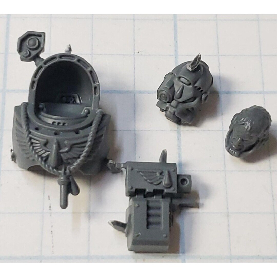 40k Blood Angels Bits Primaris Upgrade DC Terminator Sgt Heads Chest ...
