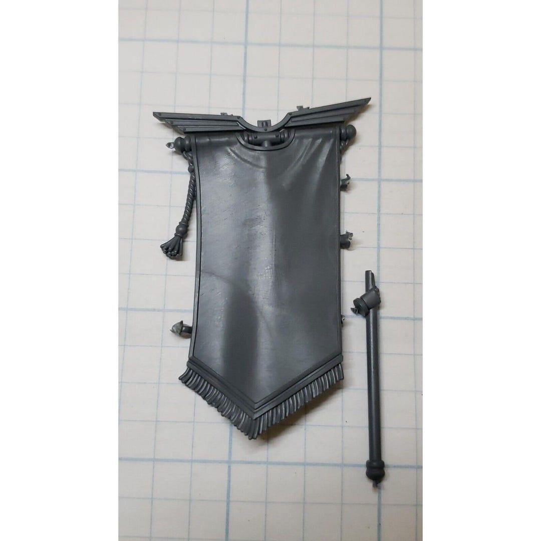 Warhammer 30K Space Marine Bits Mark III Command Squad Banner Standard ...
