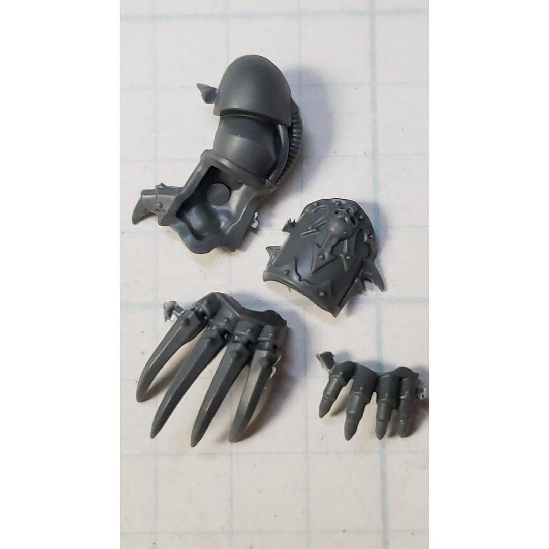 40k Chaos Space Marines Bits Dread Talons Jump Pack Lord Left Lightning ...