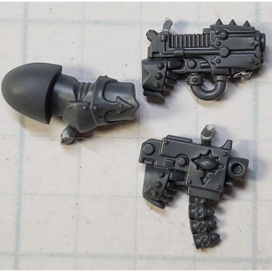 40k Chaos Space Marines Bits Dread Talons Jump Pack Lord Plasma & Bolt ...