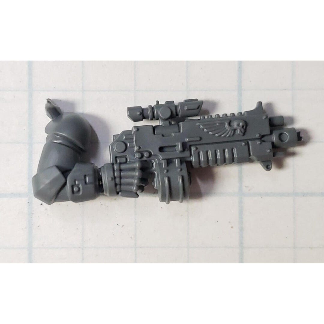Warhammer 40k Iron Hands Bits Primaris Upgrade Assault Bolter W Bionic ...