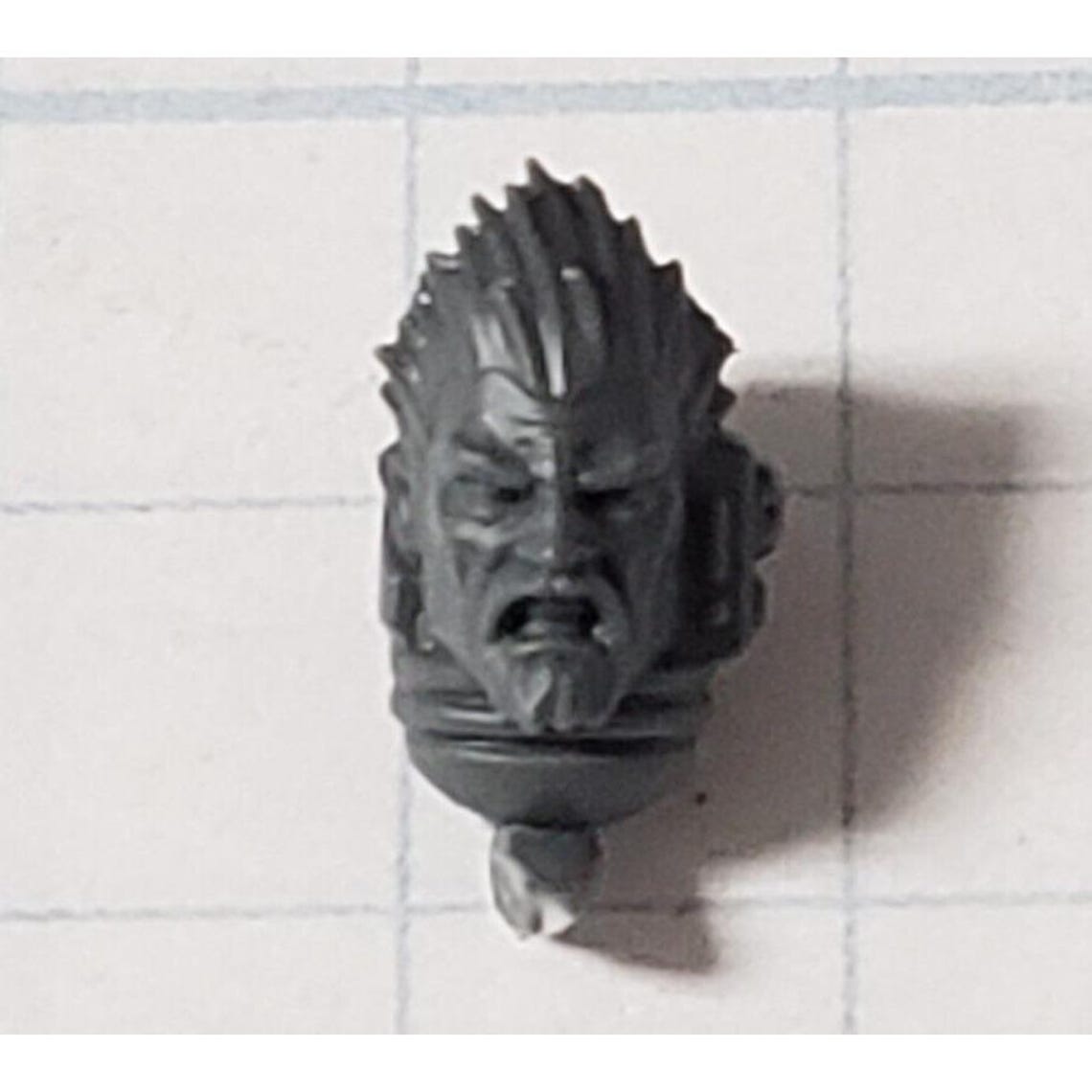 Warhammer 40k Space Wolves Bits Primaris Upgrade Tall Hair Goatee Head ...