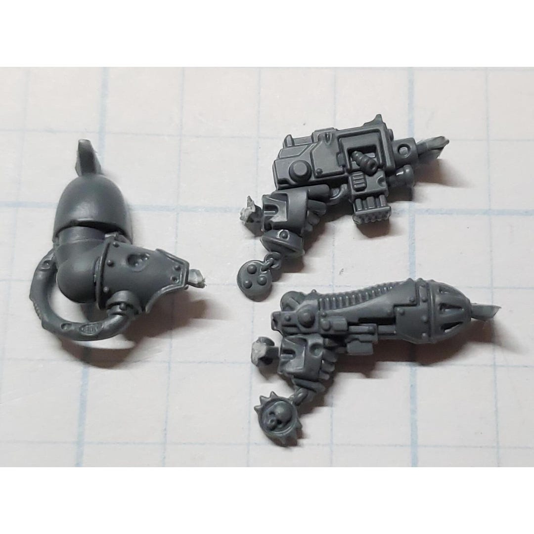 Warhammer 40k Death Guard Bits Plague Marines Champion Bolt Plasma ...