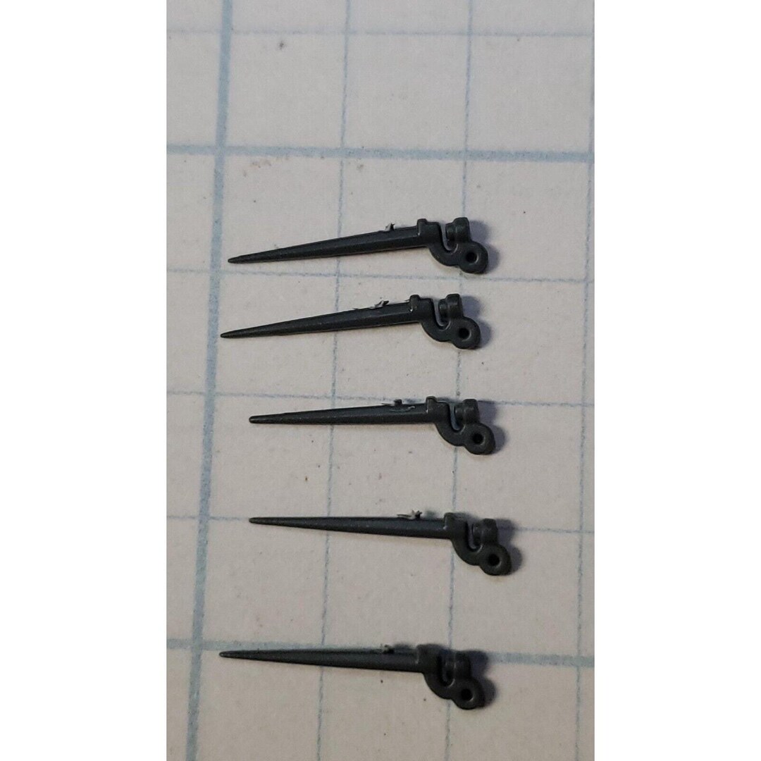 Warhammer 40k Kill Team Bits Krieg Veteran Guardsmen Lasgun Bayonets X5 ...