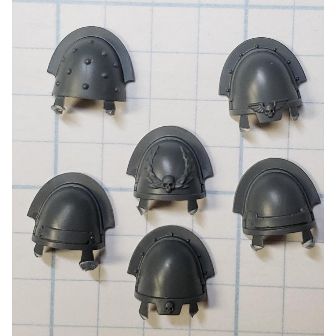 40k Space Marines Bits Sternguard Veterans Crested Engraved Shoulder ...