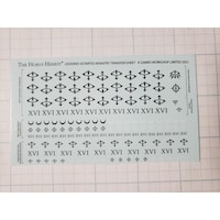 Pre-cut GOLD Transfers Waterslide Decals With Roman Numerals Compatible ...