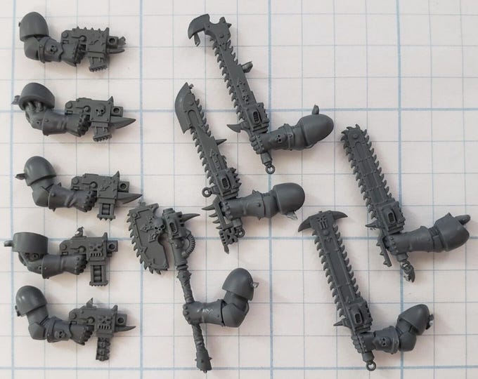 Warhammer 40k World Eaters Bits Khorne Berzerker Chain Blade Bolt ...