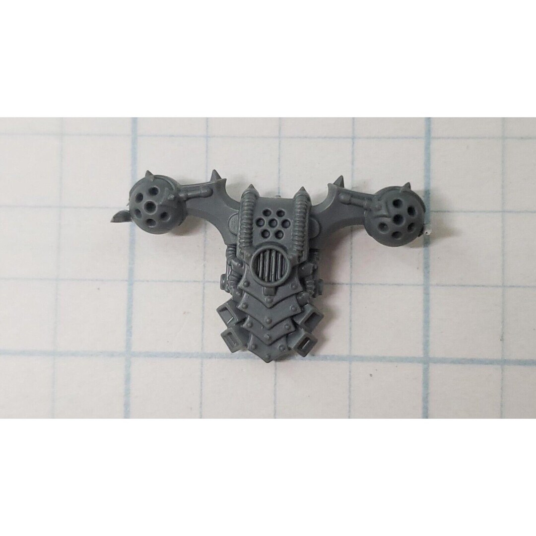 40k Chaos Space Marine Bits Legionary Heretic Vent Engraved Backpack ...