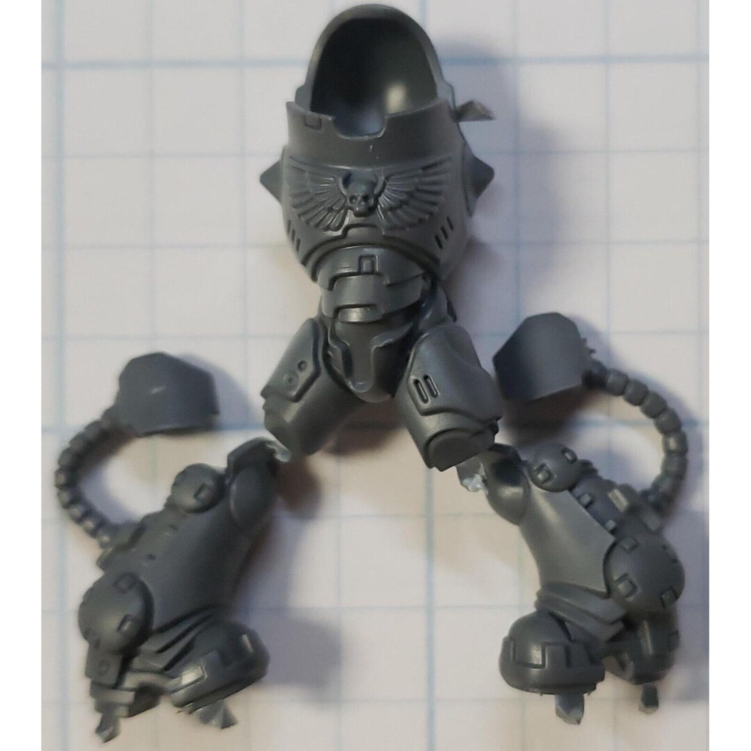 Warhammer 40k Space Marine Bits Aggressor Gravis Armor Torso Legs Set ...