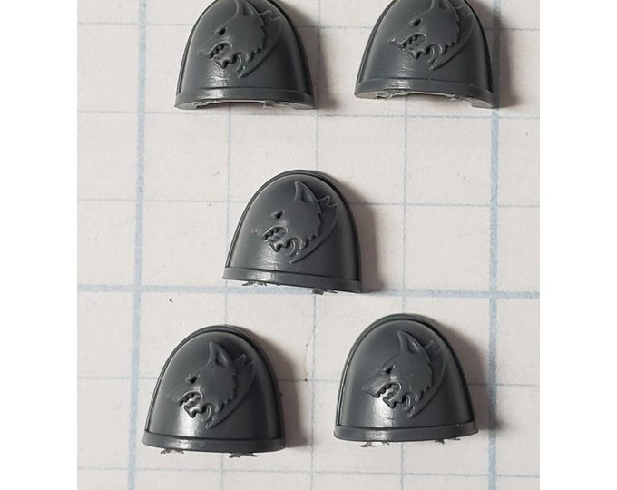 Warhammer 40k Space Wolves Bits Primaris Upgrade Shoulder Pads X5 - Etsy