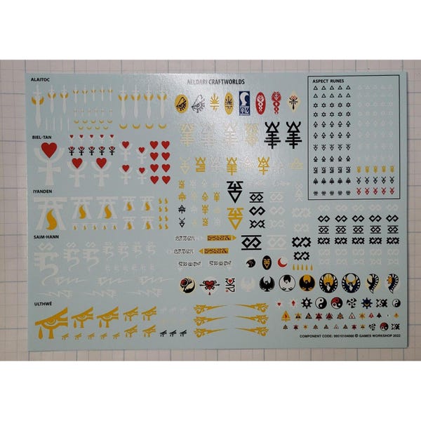 40k Transfer Sheets - Etsy