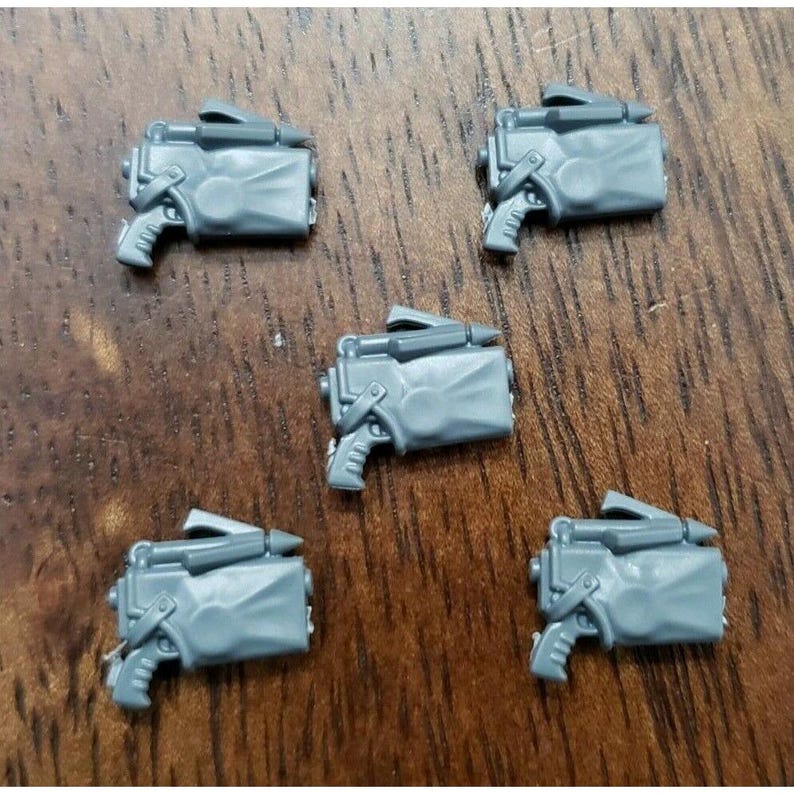 Space Marine Bits Primaris Reiver Grapnel Launcher & Holsters Set 40K ...