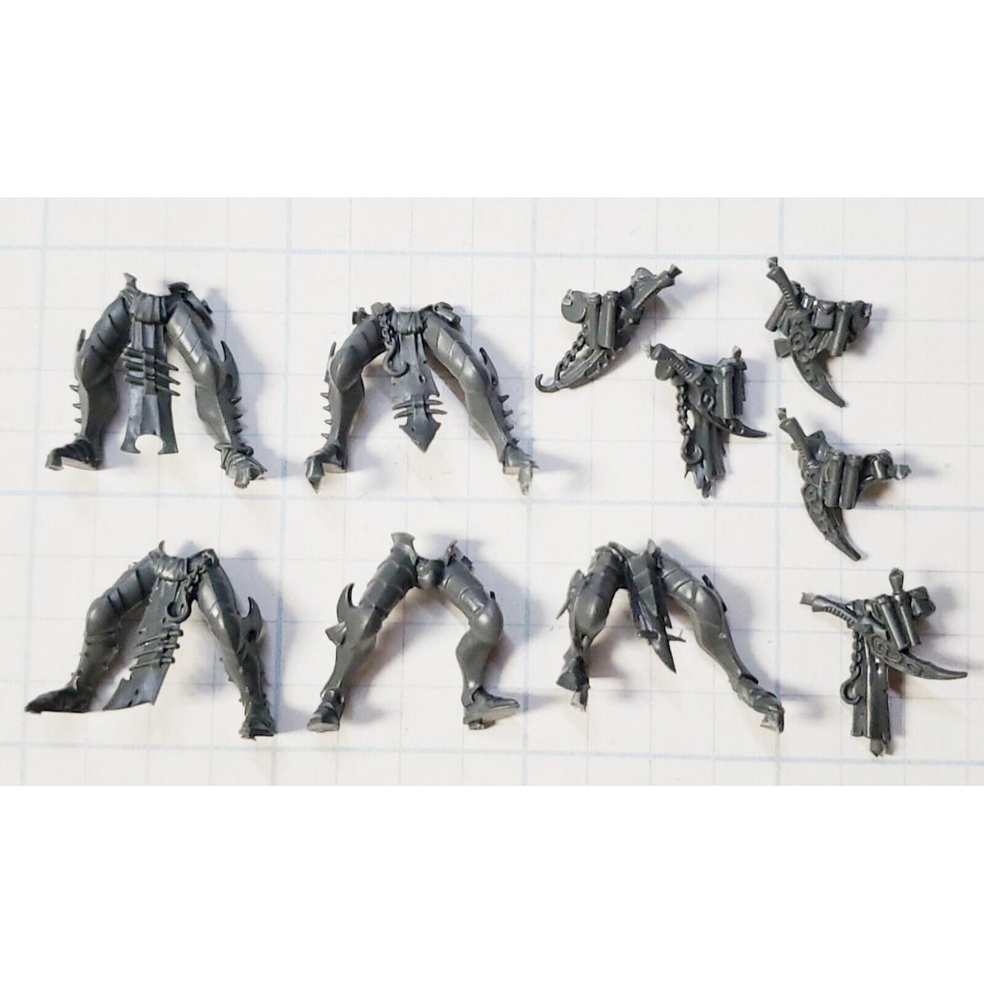 Warhammer 40k Drukhari Bits Kabalite Warrior Legs Sets X5 - Etsy