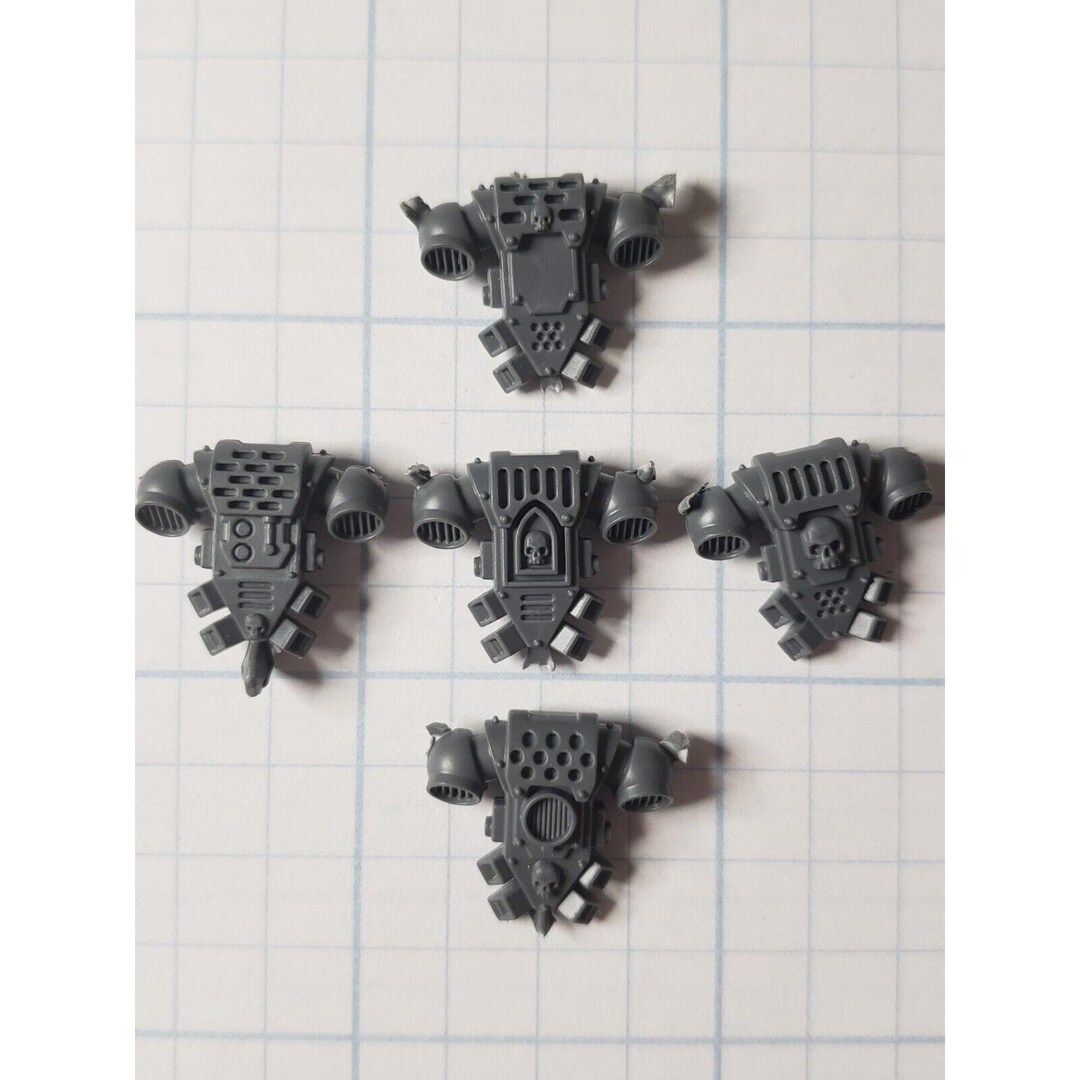 Warhammer 40k Space Marine Bits NTS Tactical Squad Engraved Backpacks ...