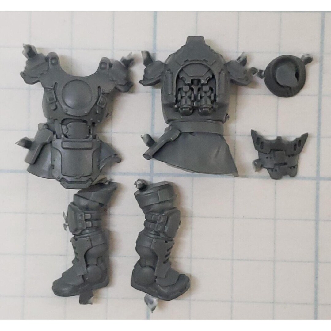 Warhammer 40k Necromunda Bits Palanite Subjugator Patrol Flak Armor ...