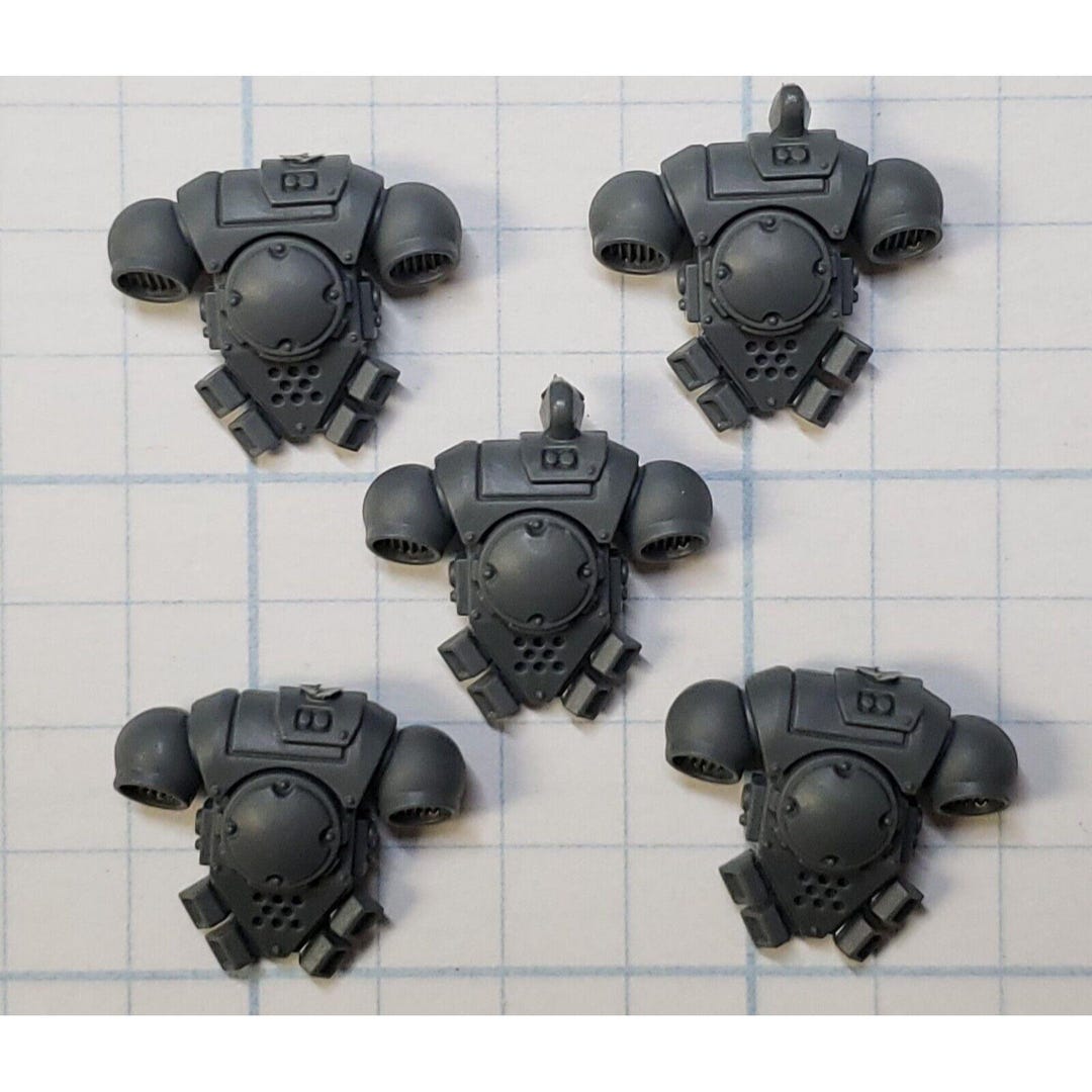 Space Marine Bits Infiltrator Incursor Phobos Backpack X5 Set #53 40K ...
