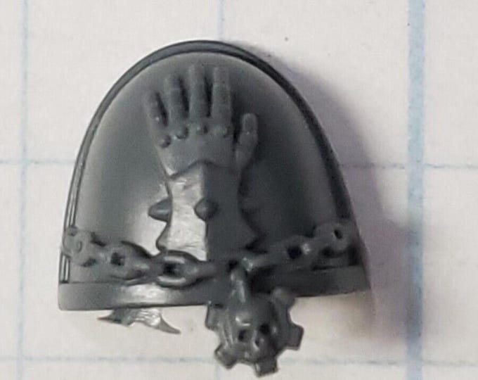 Warhammer 40k Iron Hands Bits Primaris Upgrade Sergeant Shoulder Pad W ...