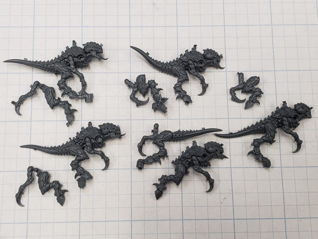 Warhammer 40k Tyranid Bits Termagant Chitinous Torso Legs Heads X5 Set ...