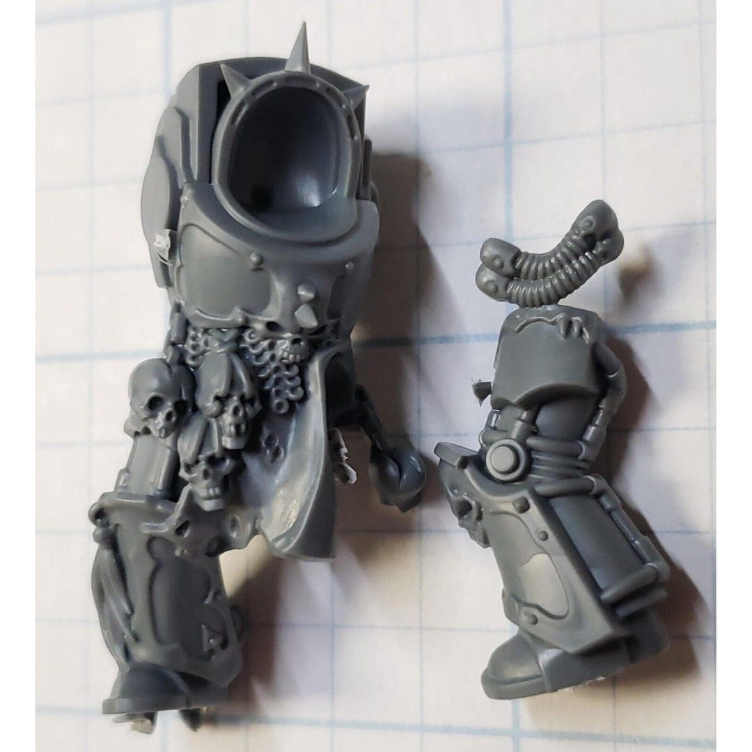 Warhammer 40k Chaos Space Marines Bits Terminator Torso Legs Set #46 - Etsy
