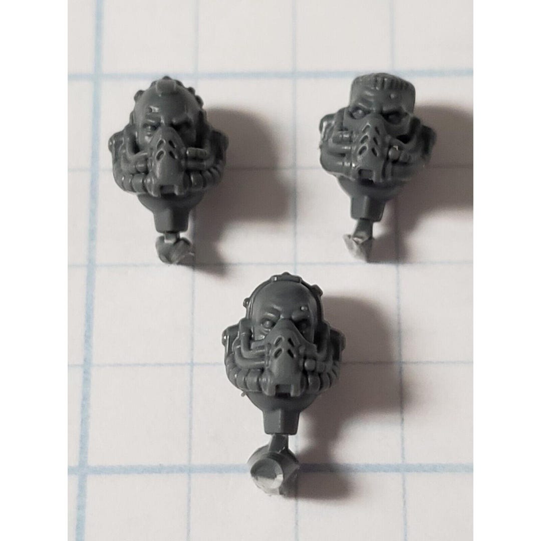 Warhammer 40k Space Marine Bits Aggressor Gravis Bare Heads W ...