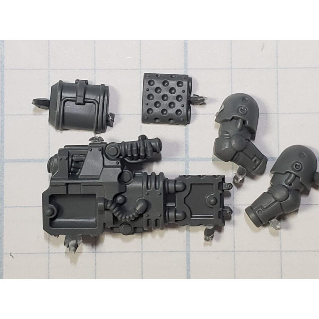 30k Space Marine Bits Legion Heavy Weapon Upgrade Heavy Flamer W/ Arms ...