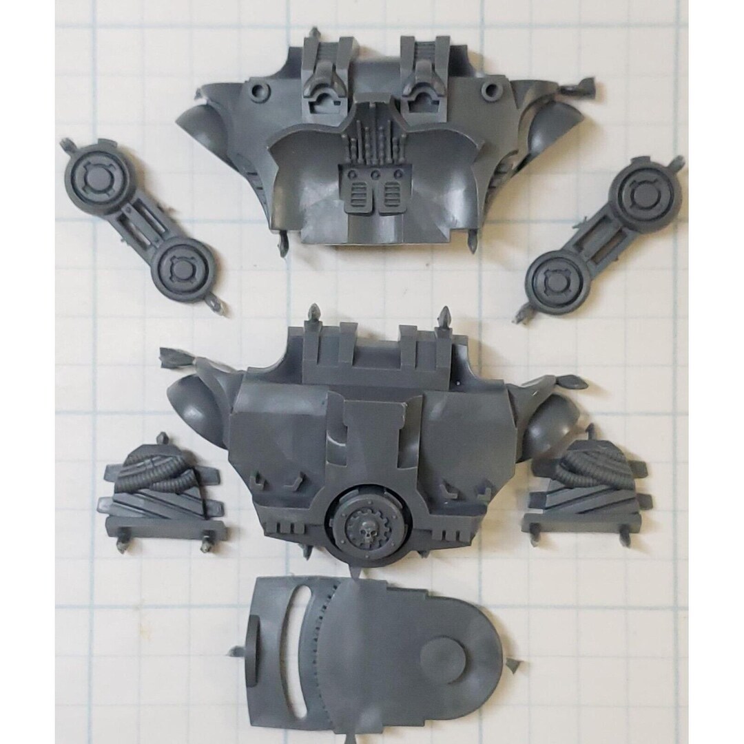 Warhammer 40k Grey Knight Bits Nemesis Dreadknight Torso Waist & Arm ...