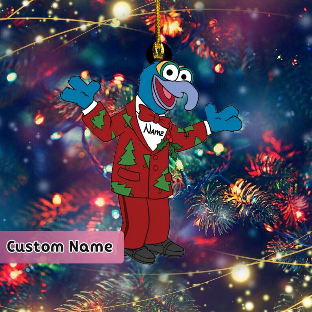 Custom Gonzo the Muppets Christmas Acrylic Ornament, Customized the ...