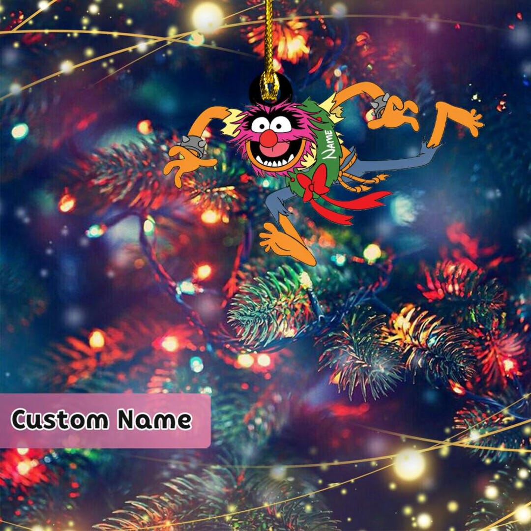 Custom Animal the Muppets Christmas Acrylic Ornament, Customized the ...