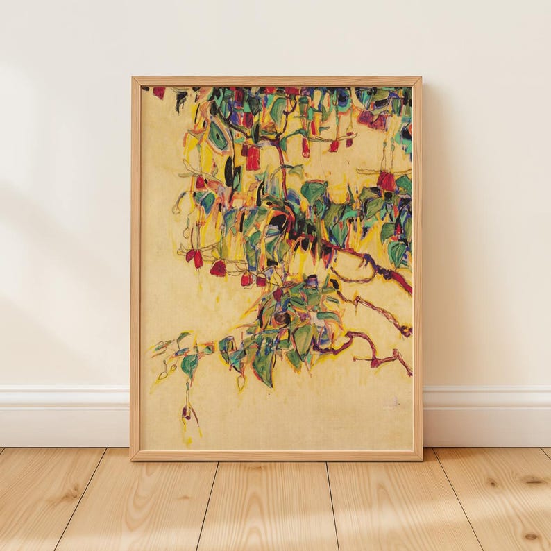 Egon Schiele, Sonnenbaum - Expressionist Wall Art, Nature Decor, Museum ...