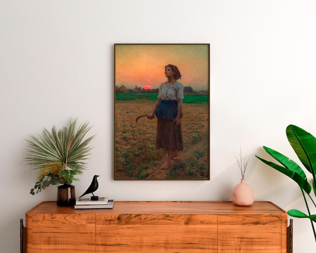 Jules Breton - Song of the Lark. Fine Art Print, Provincial Art Print ...