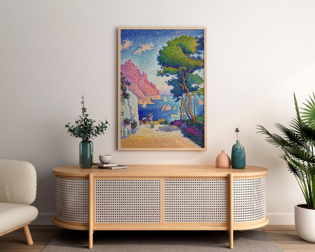 Paul Signac - Capo Di Noli. Landscape Nature, Canvas Art, Nature ...