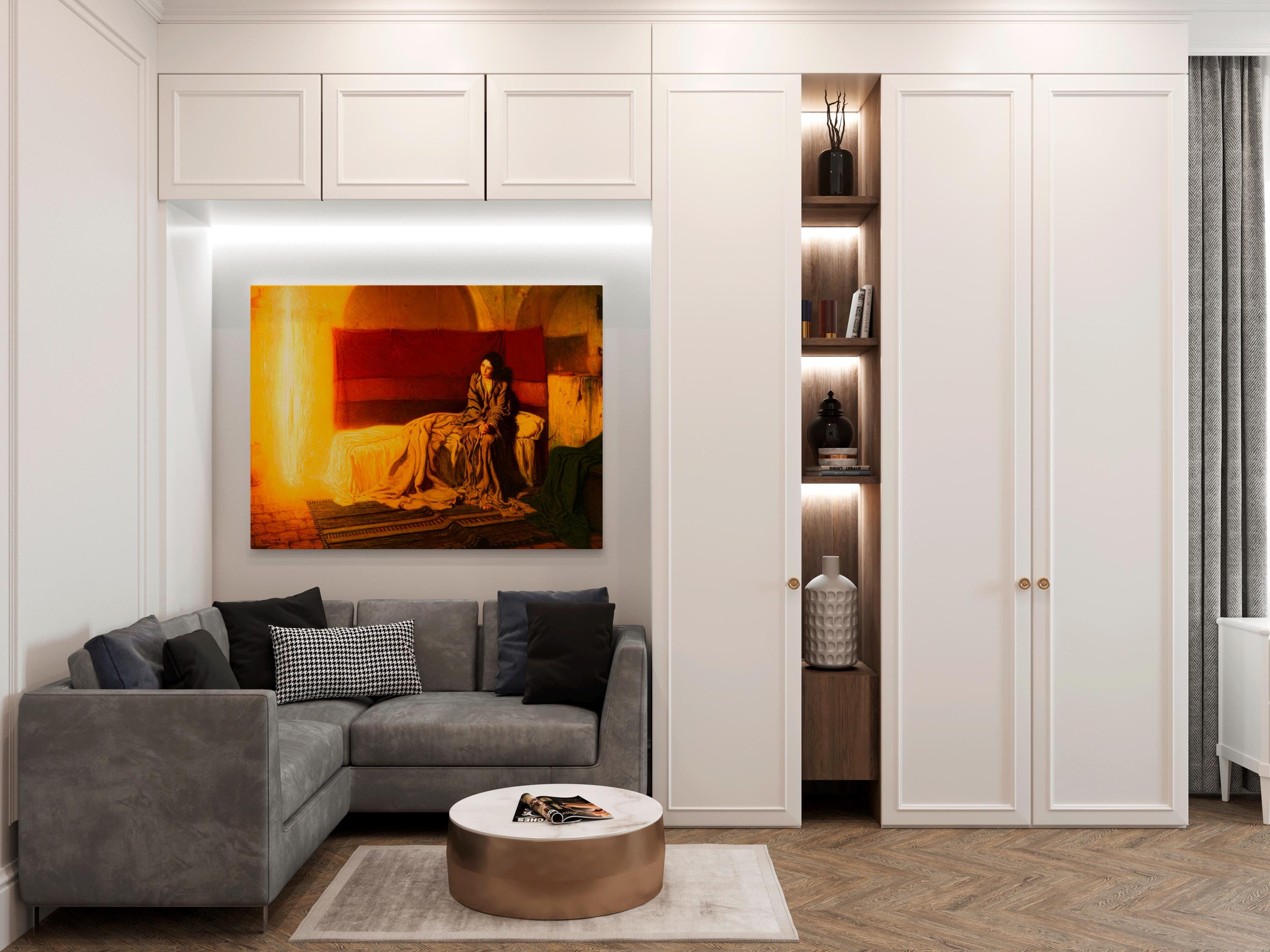 Henry Tanner - the Annunciation. Print on Canvas, Living Room Decor ...