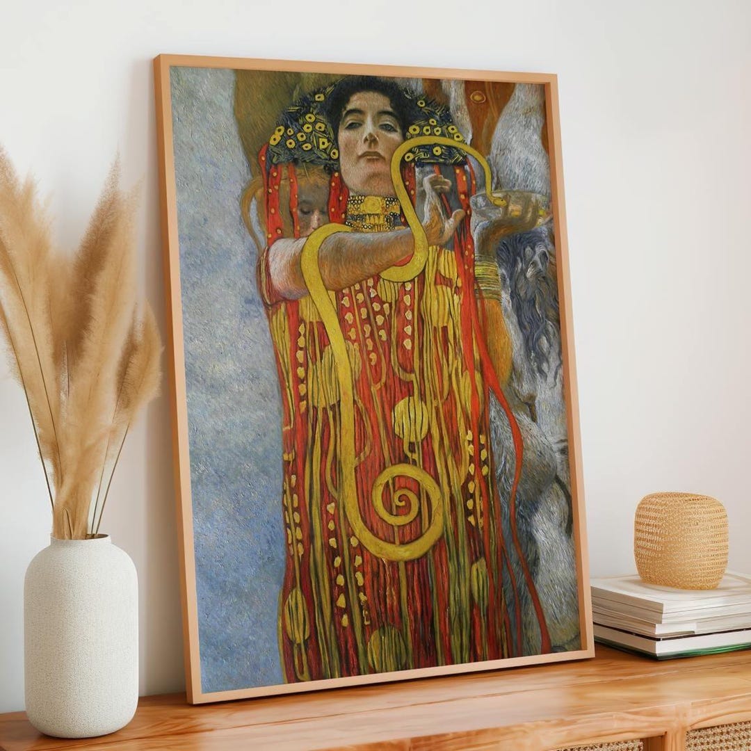 Gustav Klimt - Hygieia (1907) - Art Nouveau Giclée, Fine Art Print ...