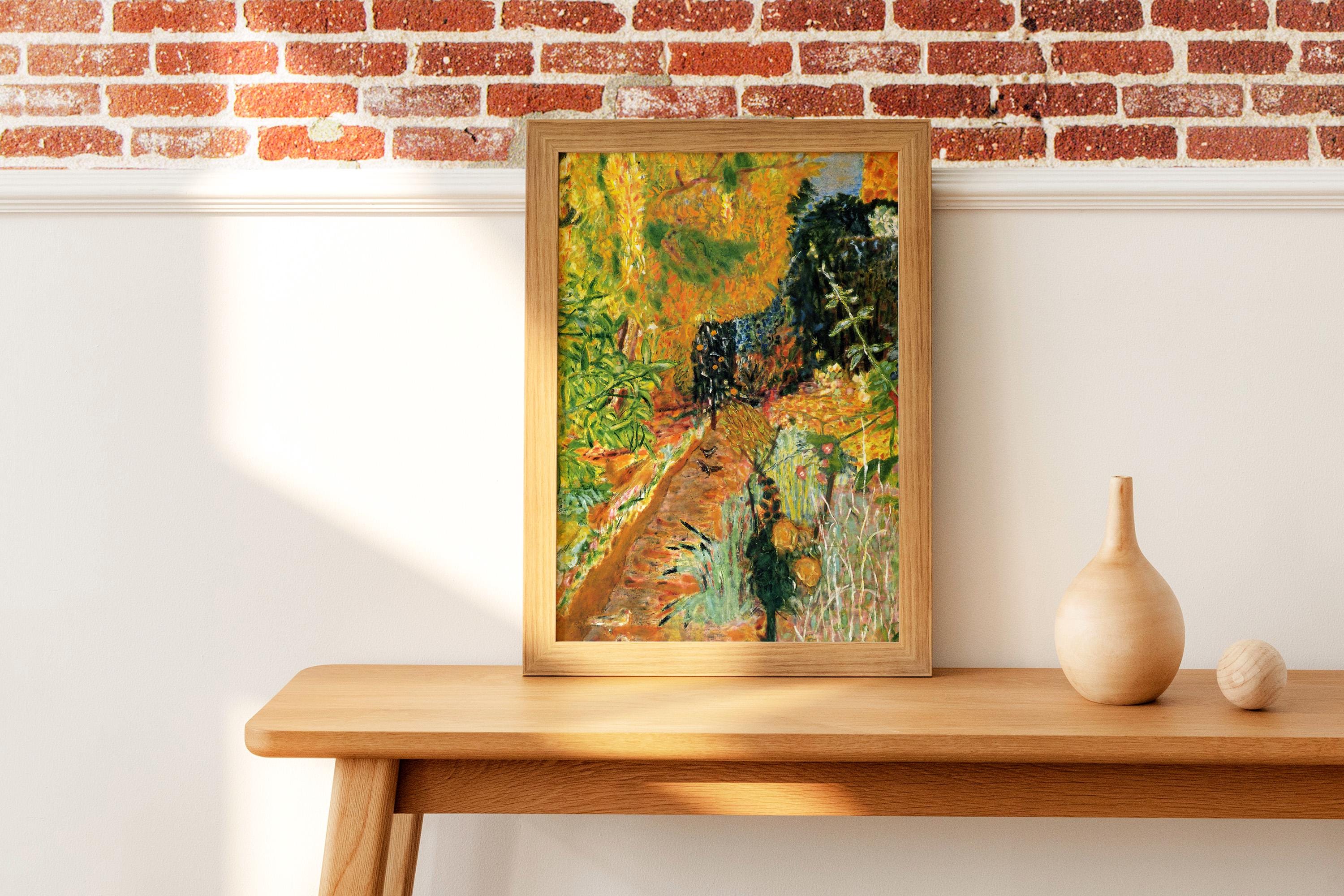 Pierre Bonnard - the Garden. Painting on Canvas, Bonnard Poster Print ...