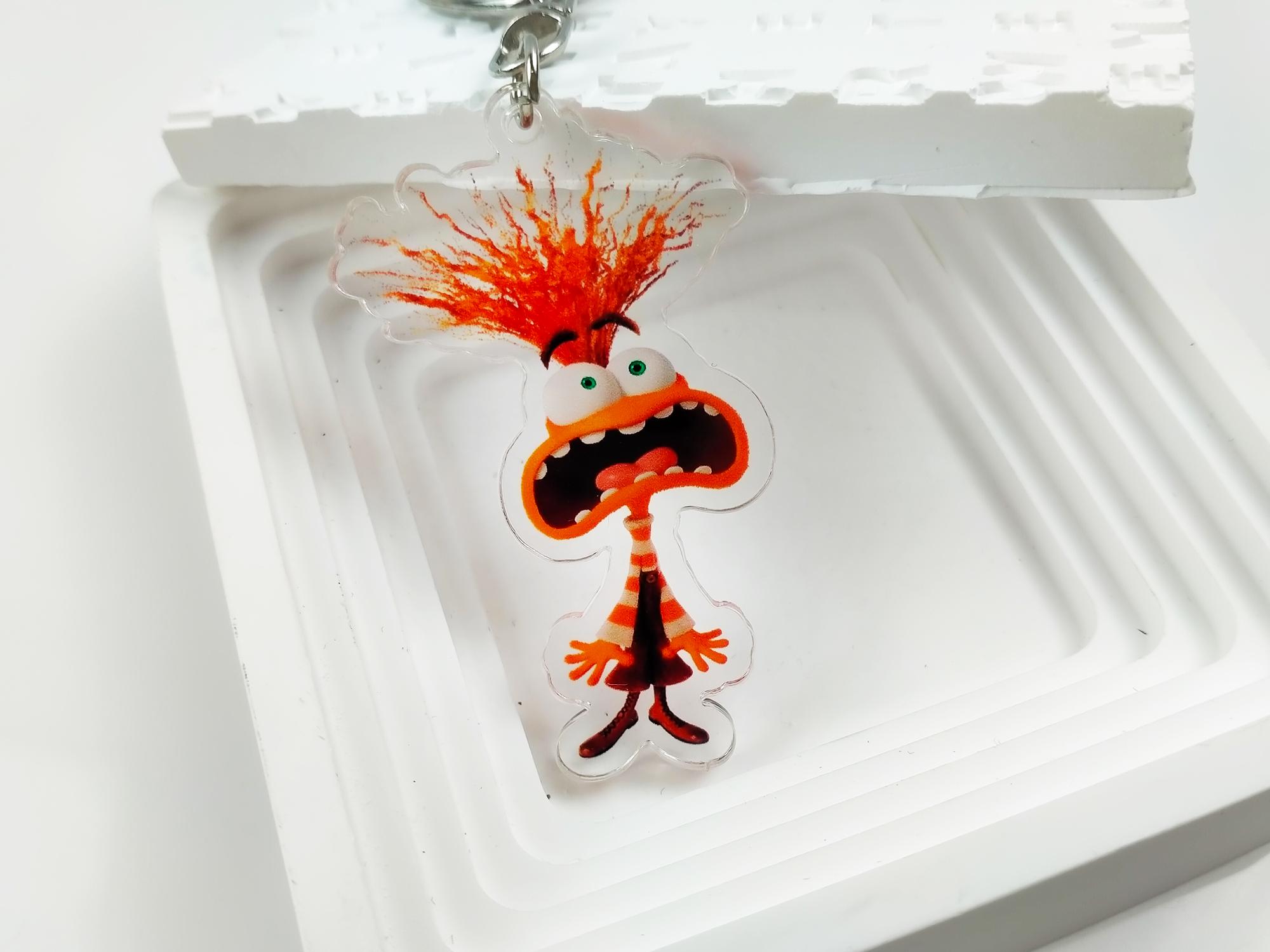 Inside Out 2 Keychain Inside Out 2 Movie Characters Keychain Mobile ...