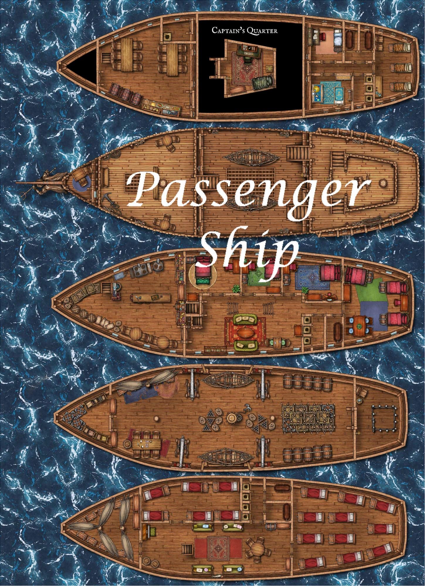 Printed Ship Map - Etsy