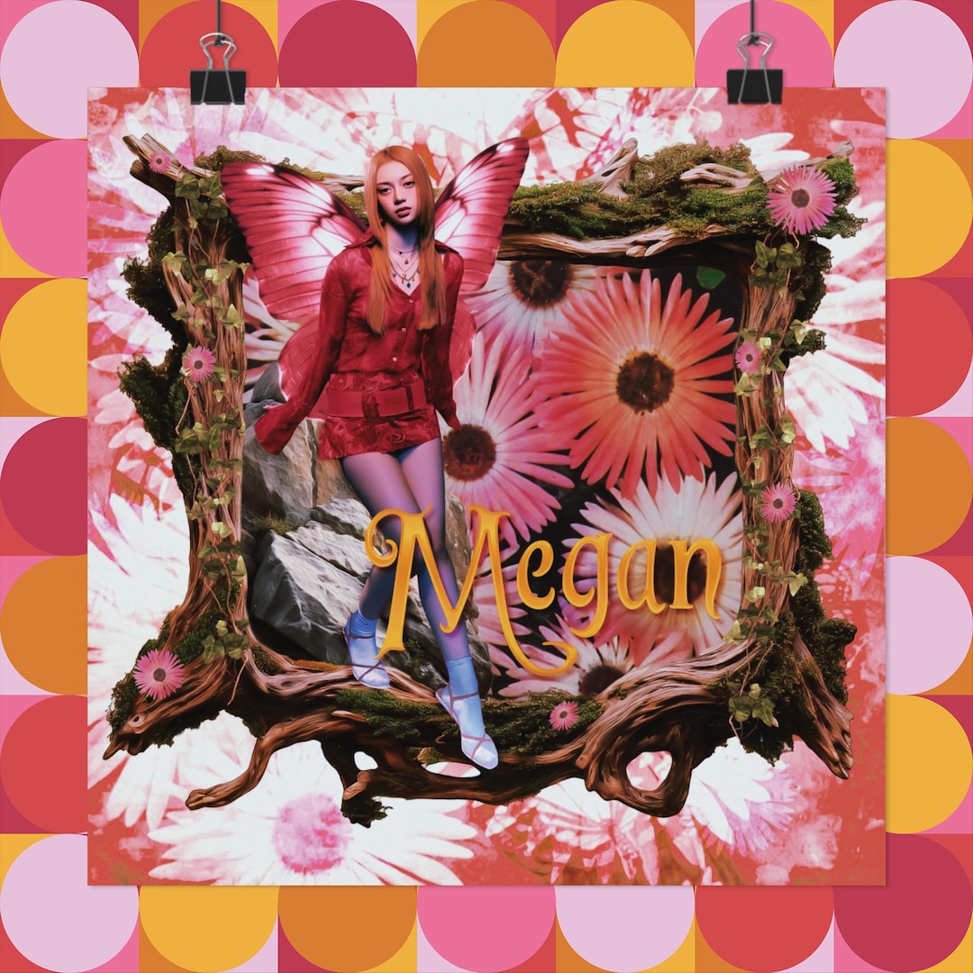 Megan Katseye Fairy Poster - Etsy