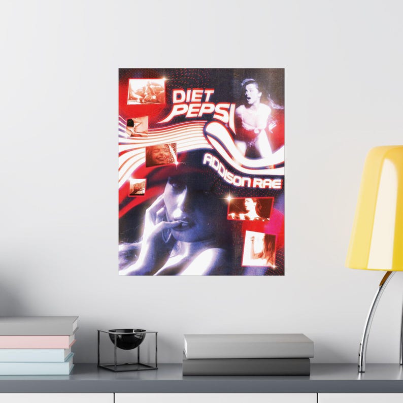 Addison Rae Diet Pepsi Poster - Etsy