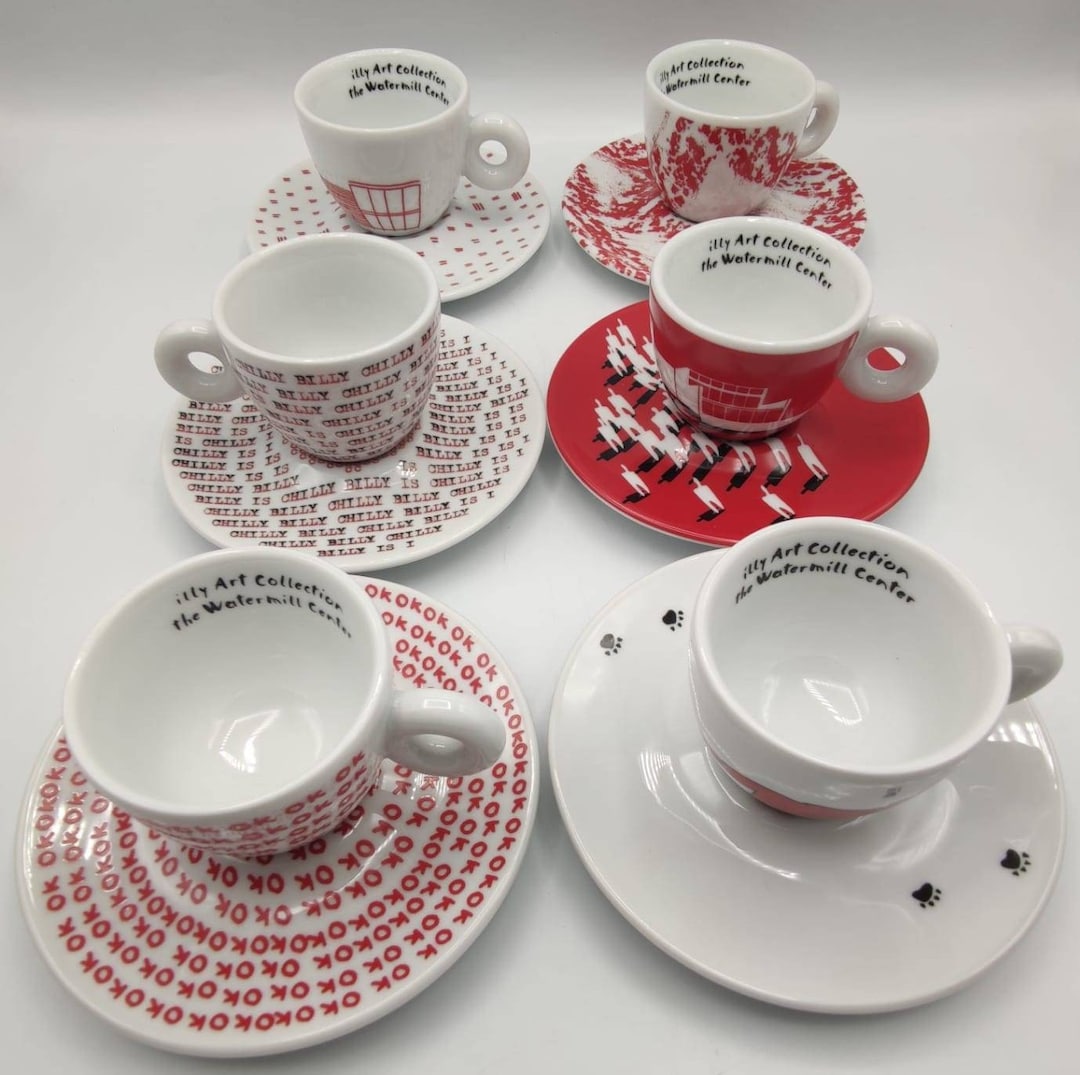 6 Signed Illy Art Collection Espresso Cup Set Collectible Robert