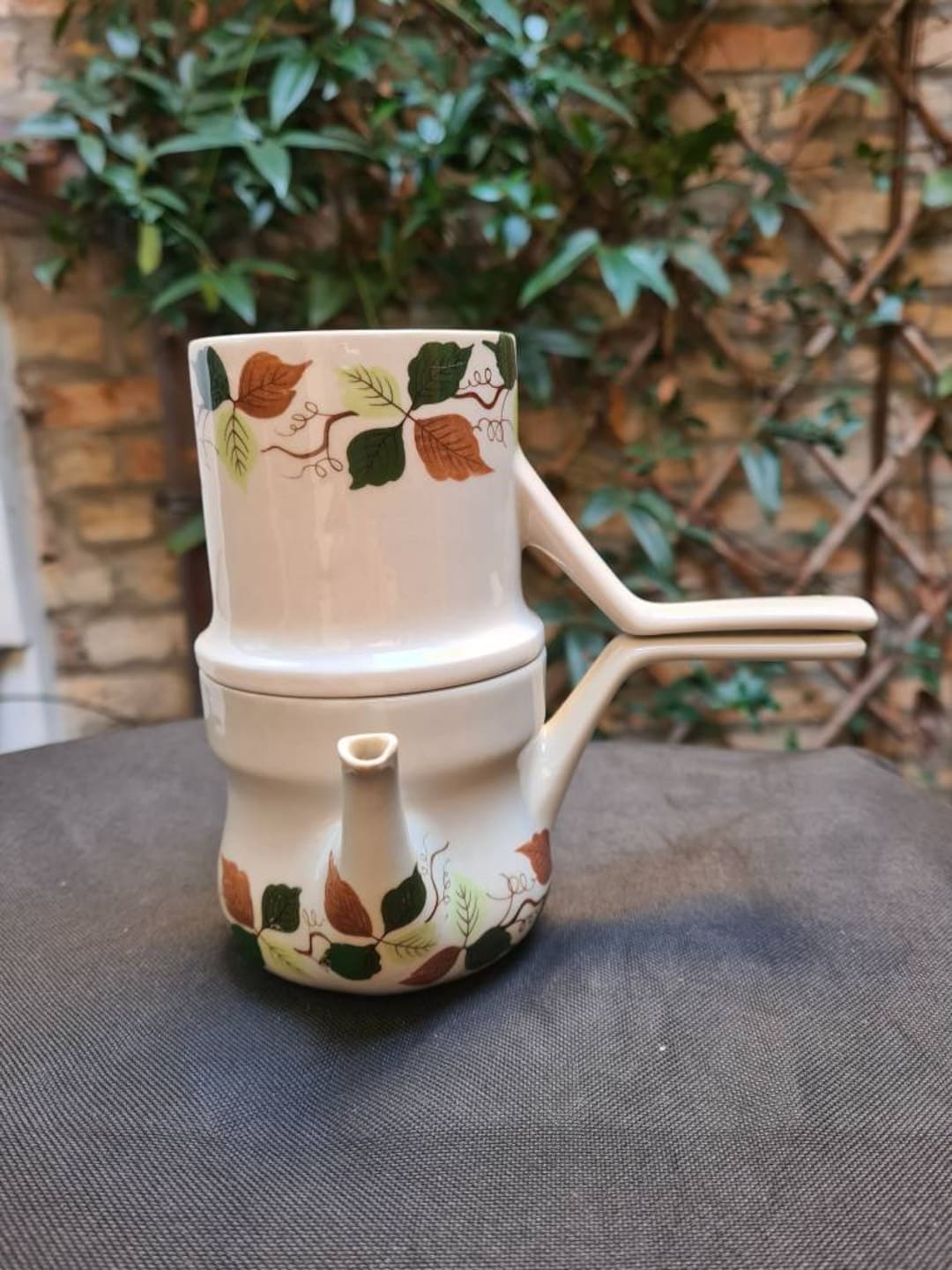 RARE Vintage Italian Ceramic Neopolitan MCM 1960's/70s 3cup Italian ...